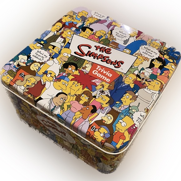 Games | Clearout The Simpsons Trivia Game In Collectible Tin | Poshmark